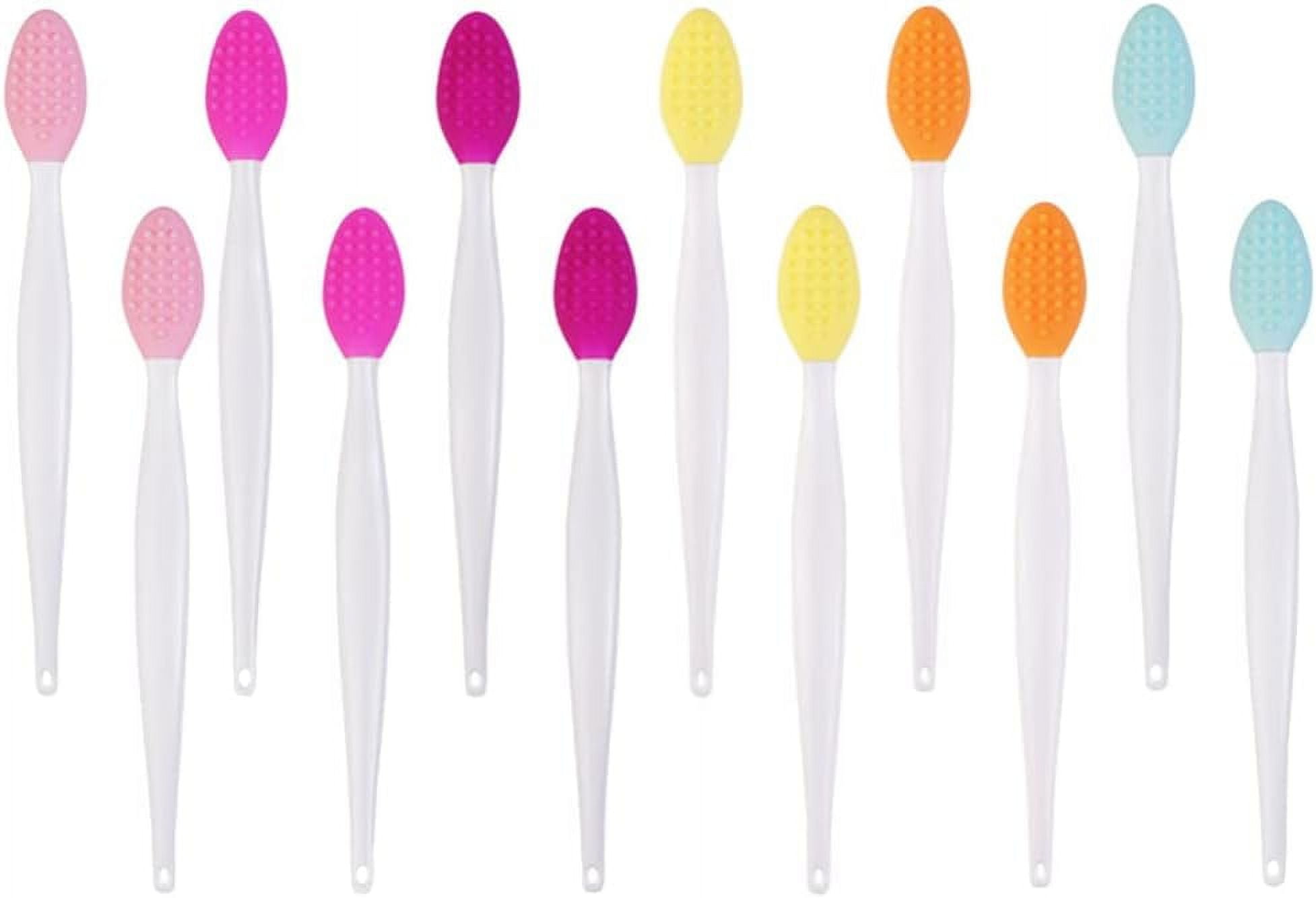 30 Piece Lip Brush Tool Nose Scrub Brushes Silicone LipBrushes Double ...