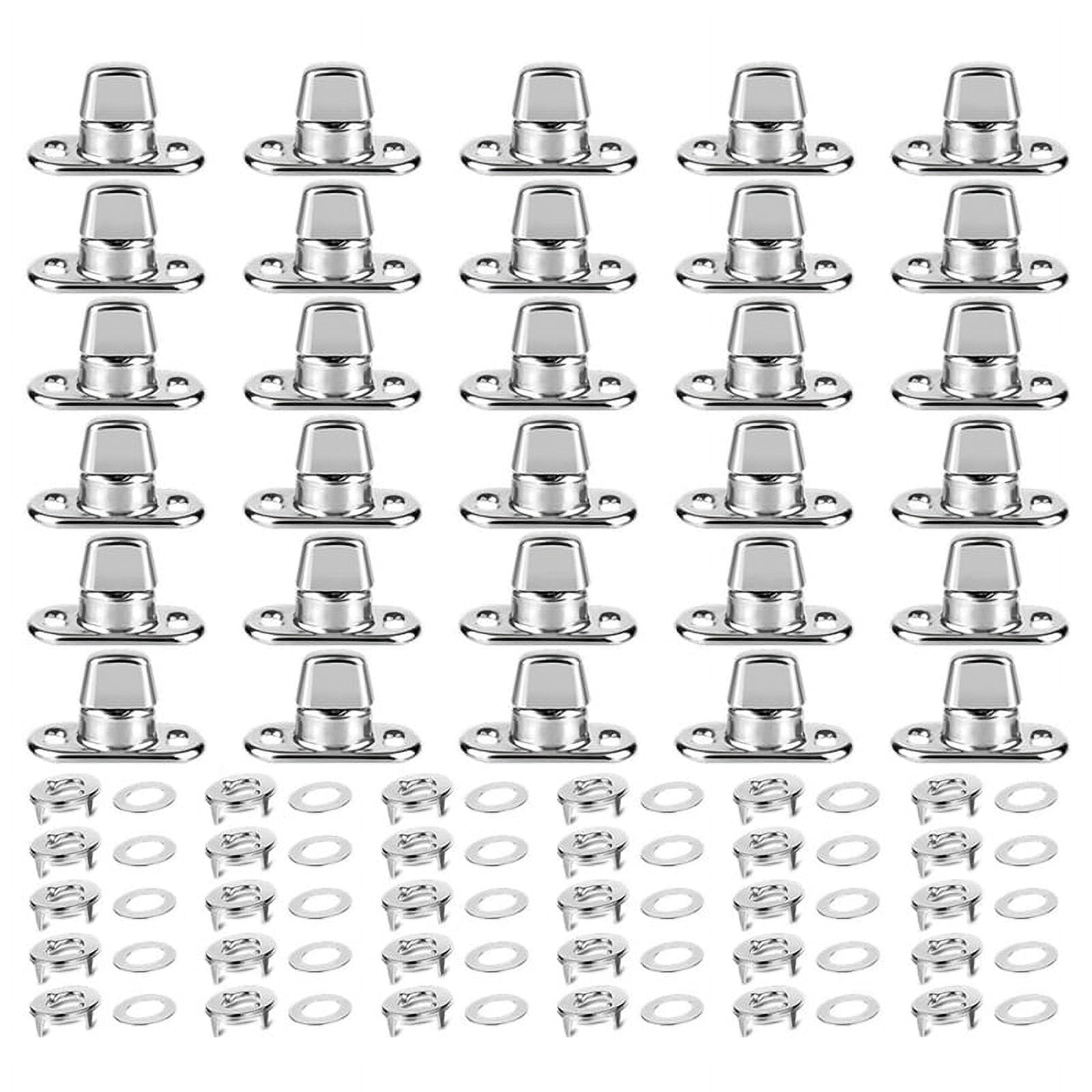 30 Piece Set Grade Twist Lock Fasteners Turn Button Eyelet , Mounting ...