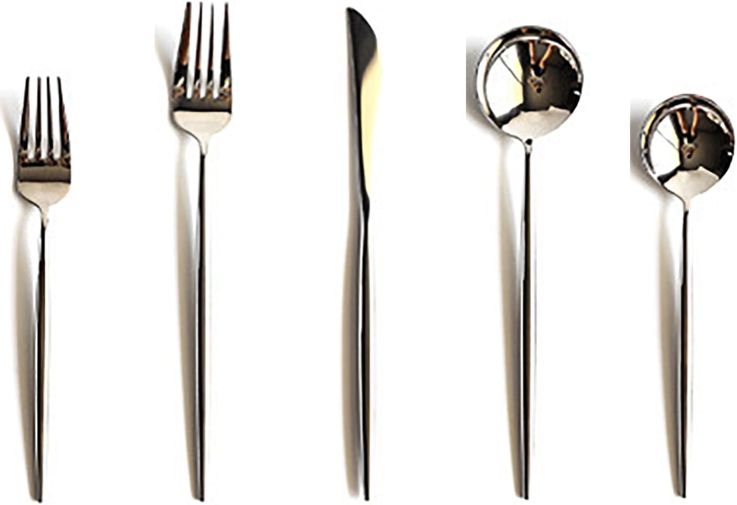 30 Piece Silverware Set for 6 Durable 18/10 Stainless Steel Flatware ...