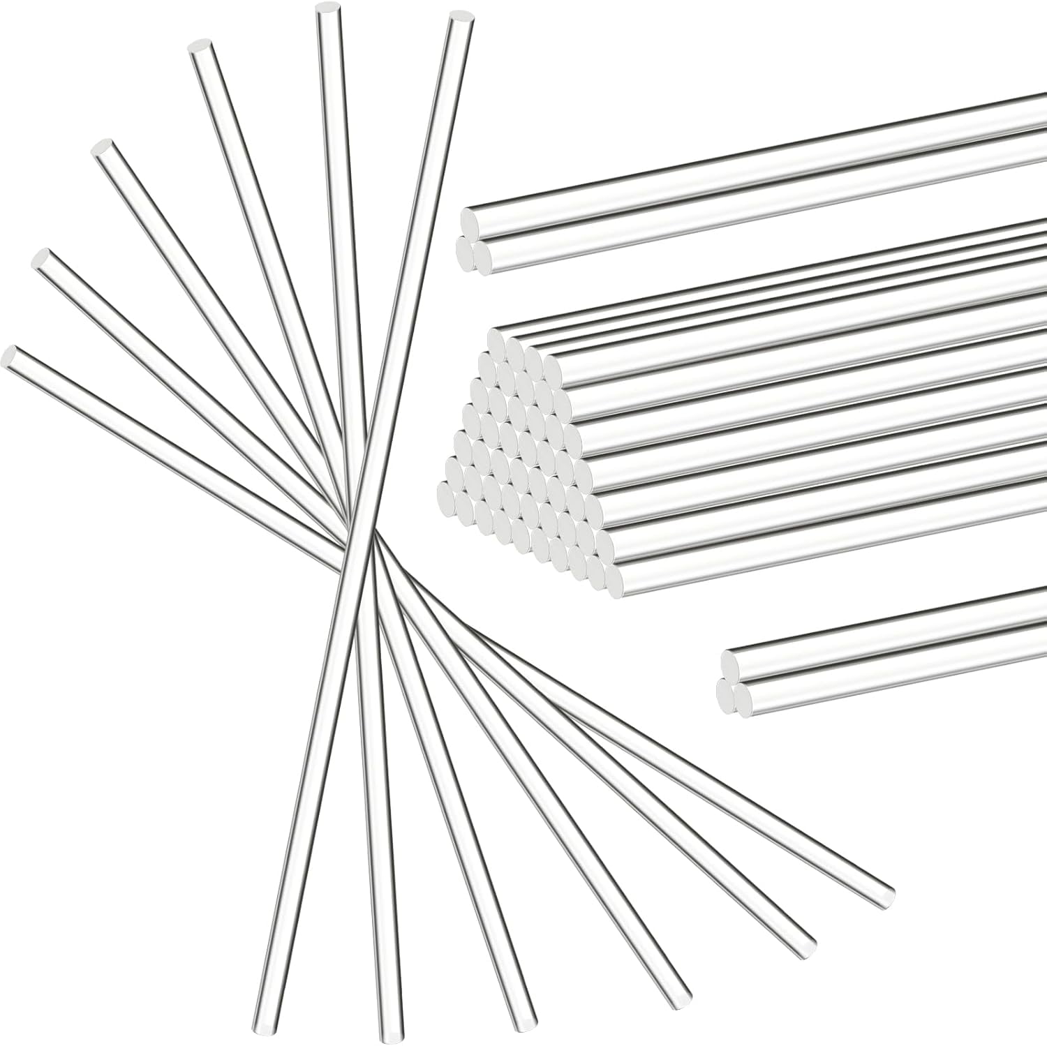 30 Pieces 12 Inch Acrylic Dowel Rods for DIY Crafts Acrylic Round Rods ...