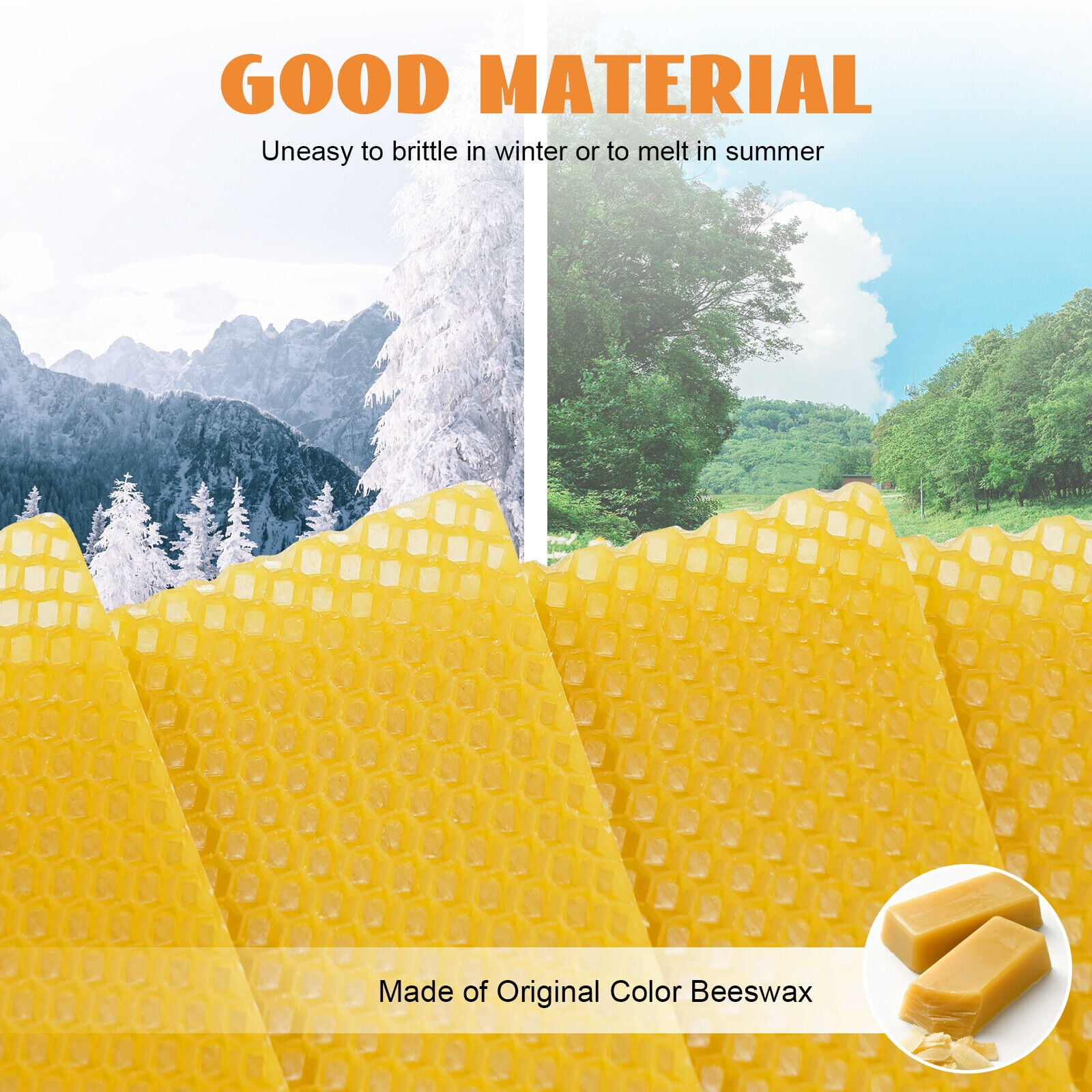 30 Pieces Bee Hive Tool 30* Honeycomb Bee Hive Equipment Wax Frames ...