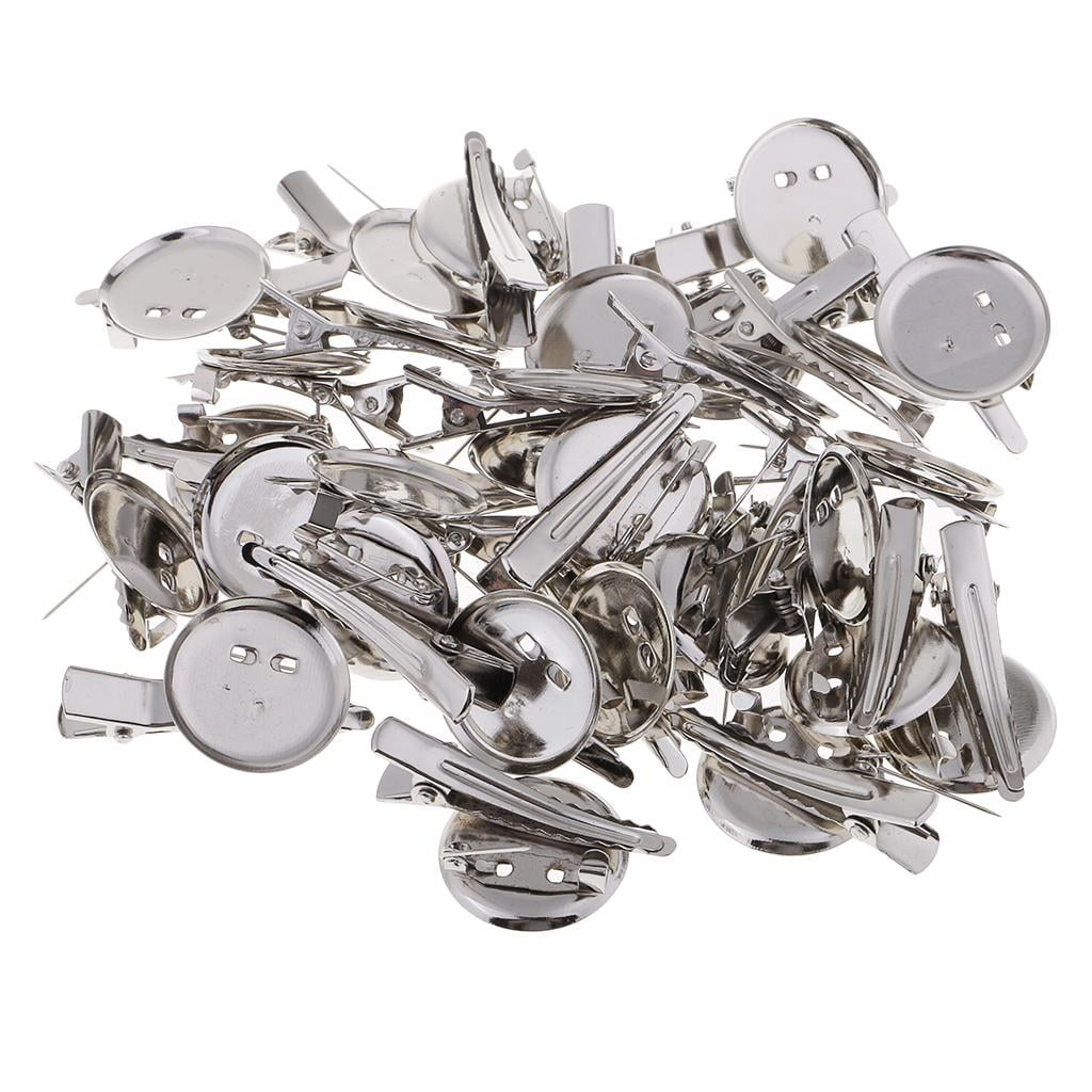 30 Pieces Extra Large Dual Brooch Pin + Hair Clips DIY Brooches and ...