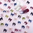 30 Pieces French Bow Nail Charms Set - 3D Ribbon Nail Art Accessories ...