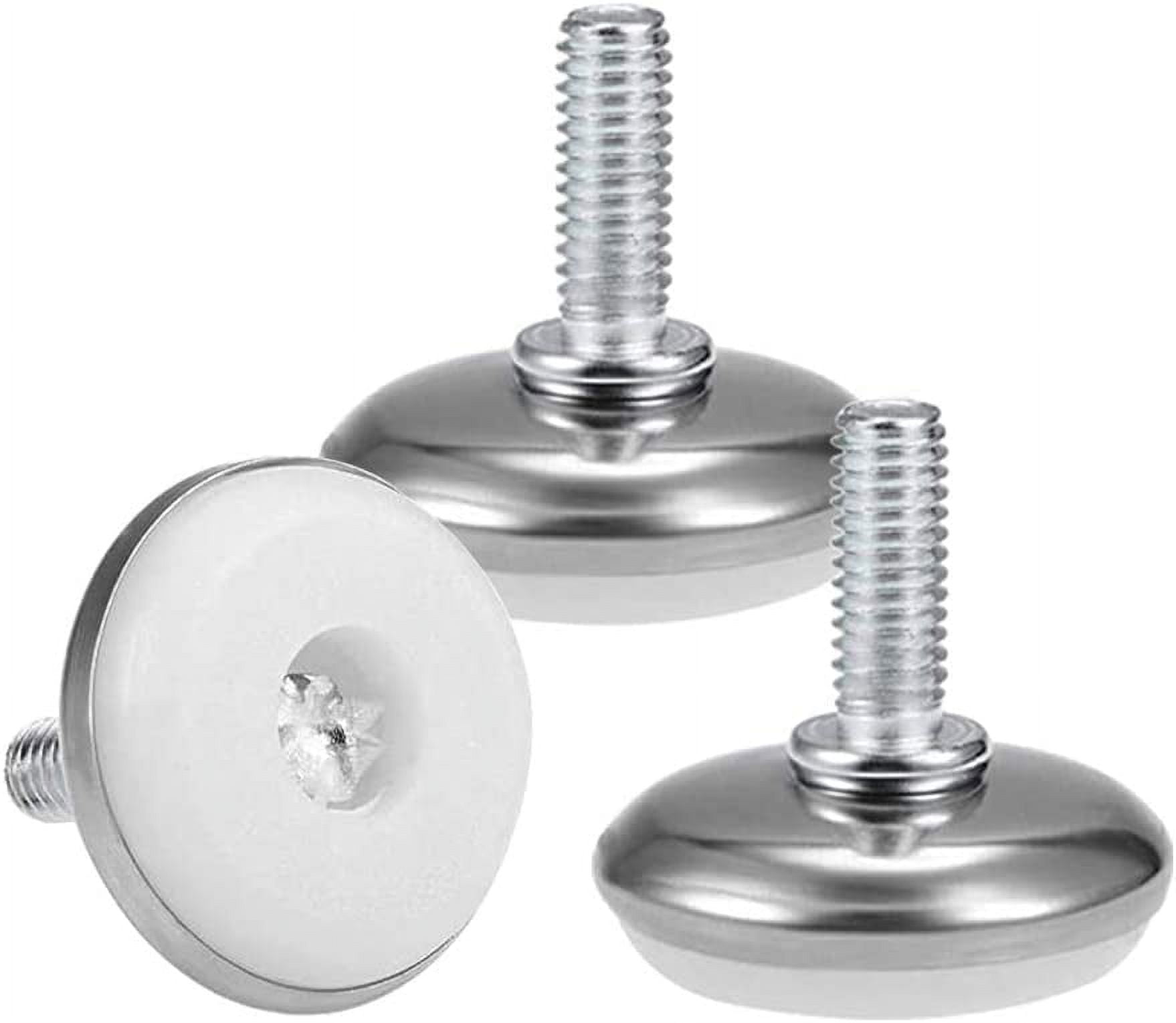 30 Pieces M6 Thread Furniture Leg Levelers, Adjustable Furniture ...