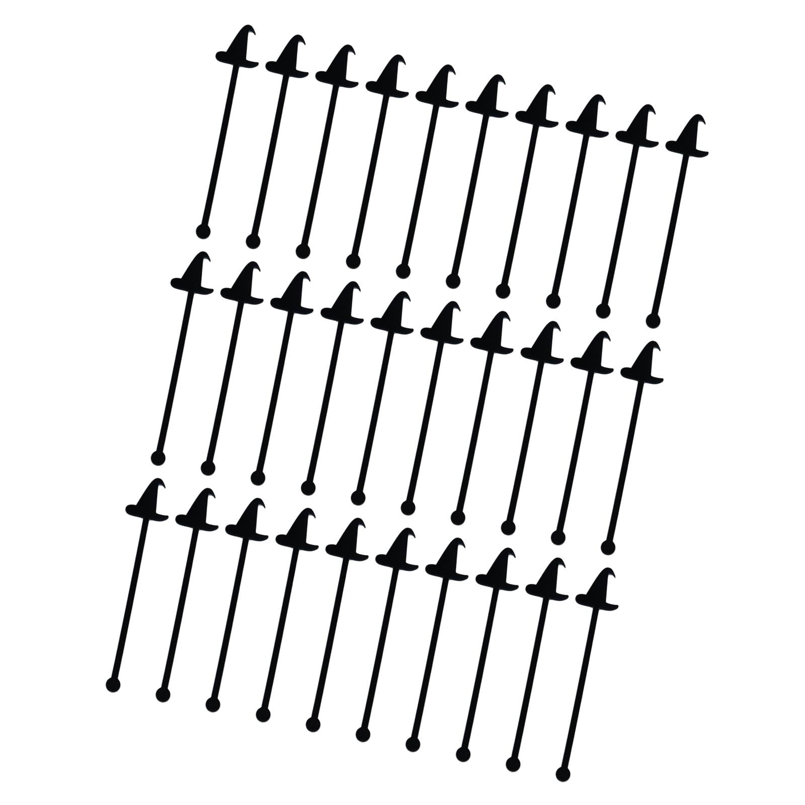 30 Pieces Mixing Sticks Drink Stirrers Swizzle Sticks Durable Acrylic ...