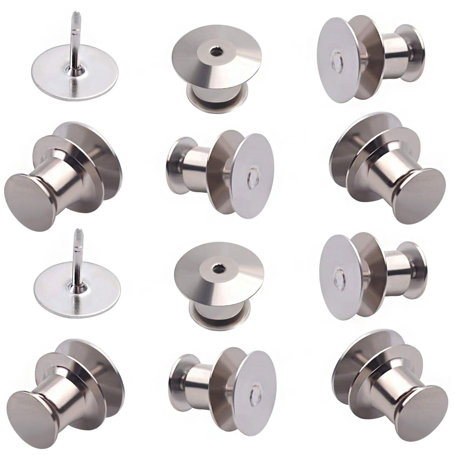 30 Pieces Tie Tacks Blank Pins (10 mm in Diameter) with 30 Pieces ...