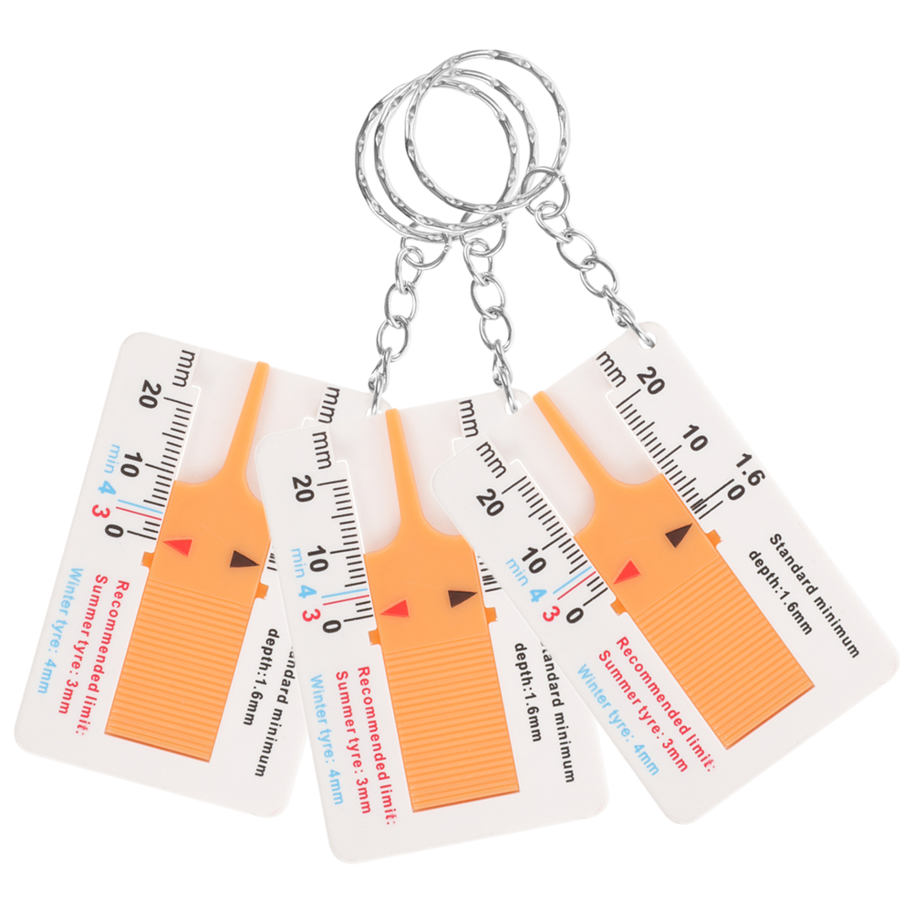 Pawsdot Tire Thread Depth Gauge Plastic 3Pack For Vehicle Maintenance ...