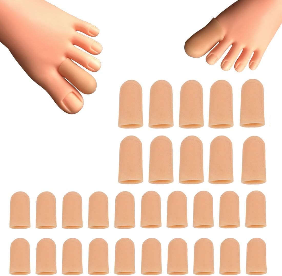 30 Pieces Toe Caps, Toe Protector Toe Covers, Protect Toe from Rubbing ...
