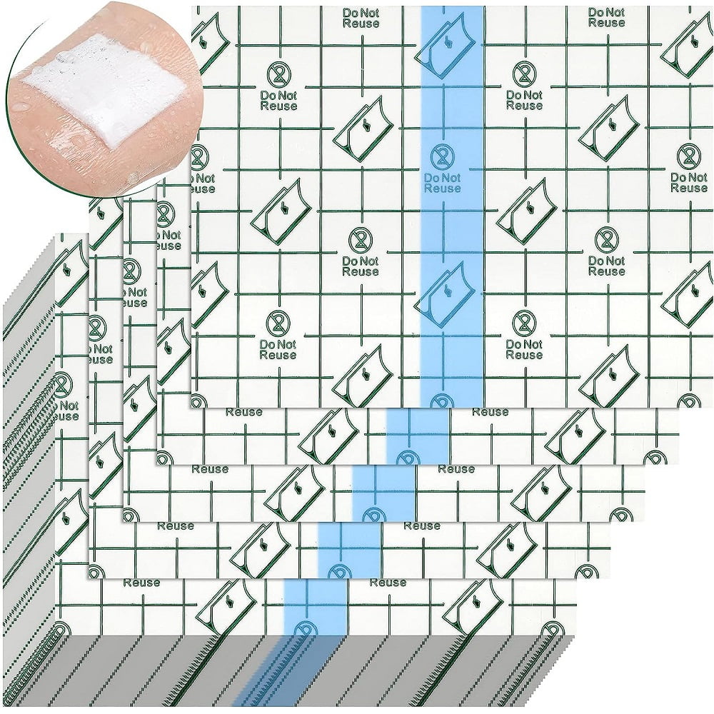30 Pieces Transparent Stretch Adhesive Bandages Waterproof Film ...
