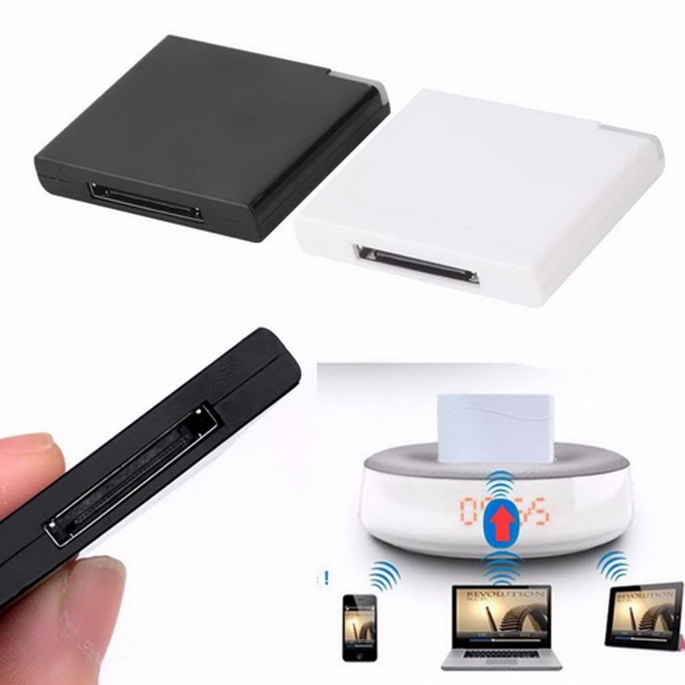 30-Pin Bluetooth Audio Receiver - Wireless Music Adapter for 30-Pin ...