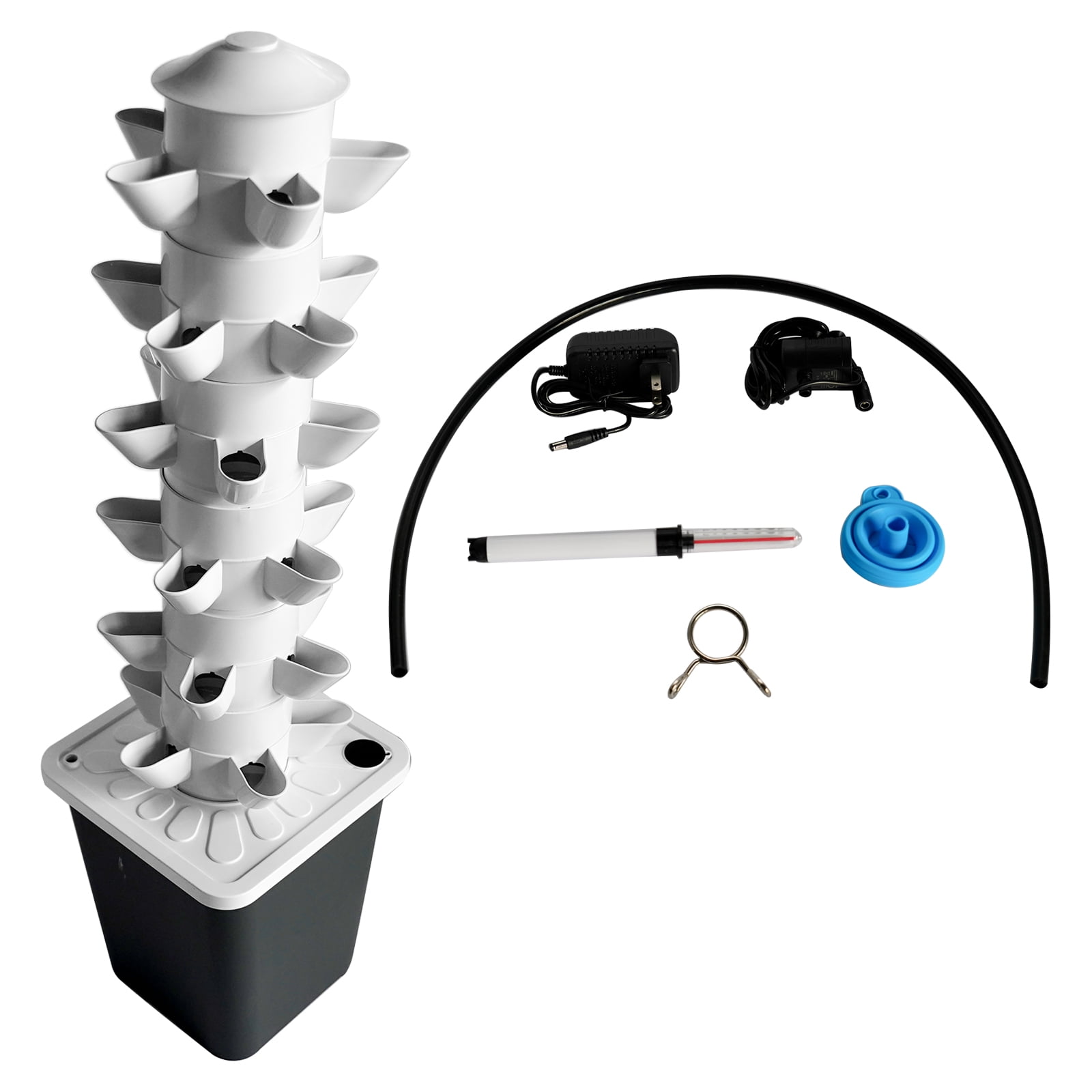 30 Plants Home Gardening System with Pump and Movable Water Tank ...