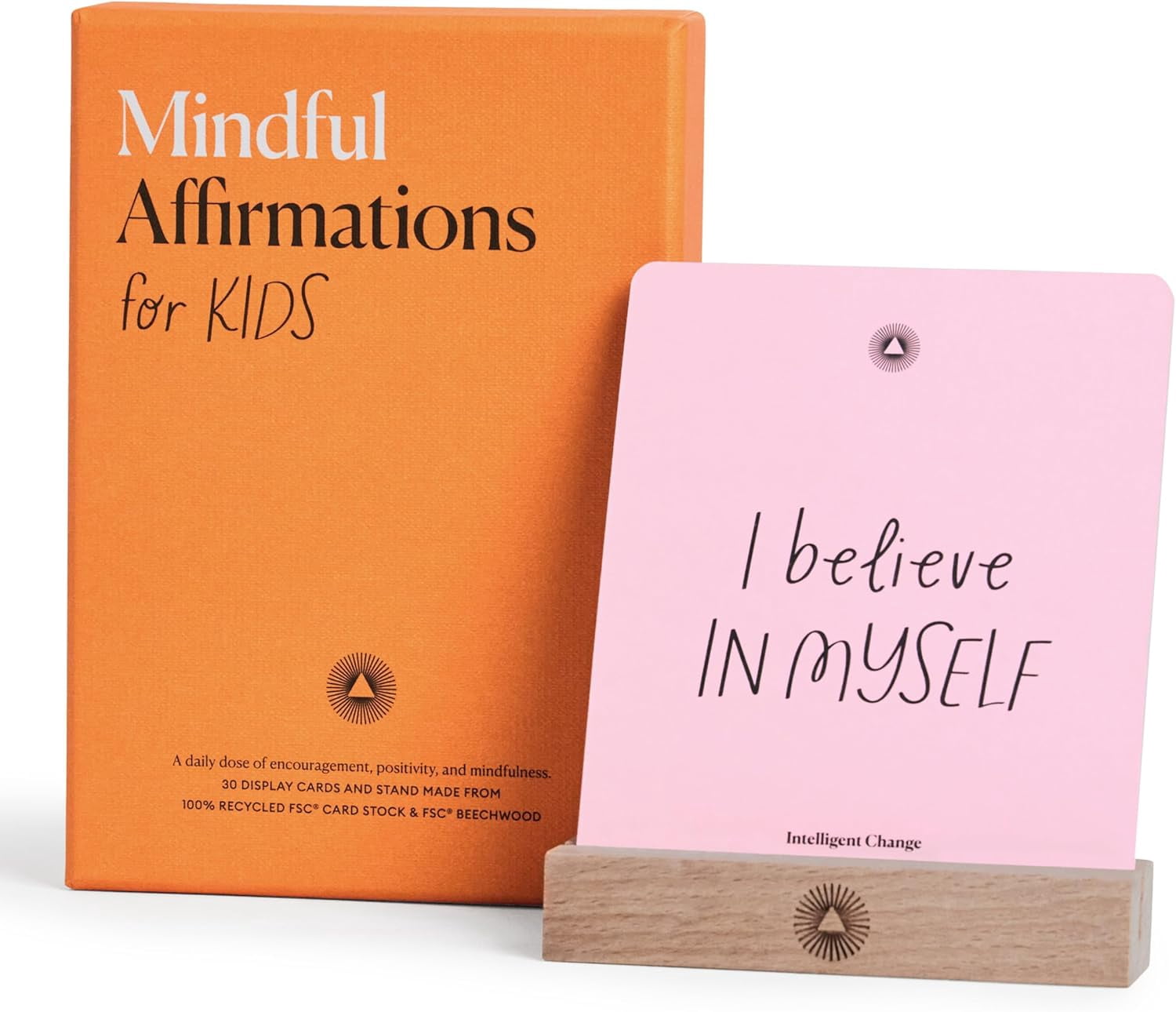 30 Positive Mindful Affirmation Cards for Kids with Display Stand ...