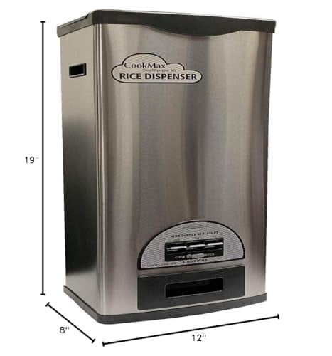 30 Pounds Stainless Steel Rice Dispenser By HNDtek - Walmart.com