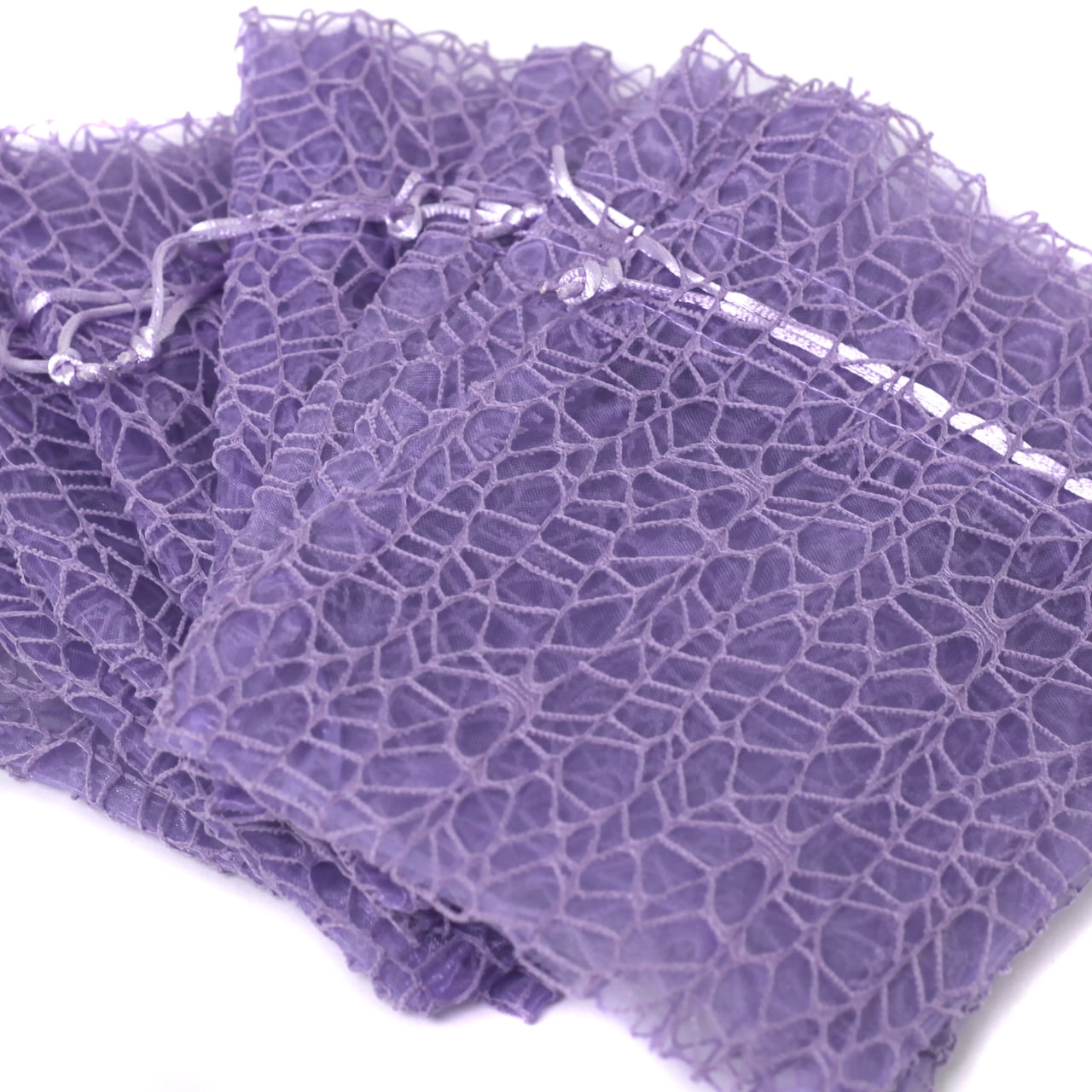 30 Purple Organza Lace Gift Bags ( 9 x 14 ) Party Favor Fabric Birthday ...