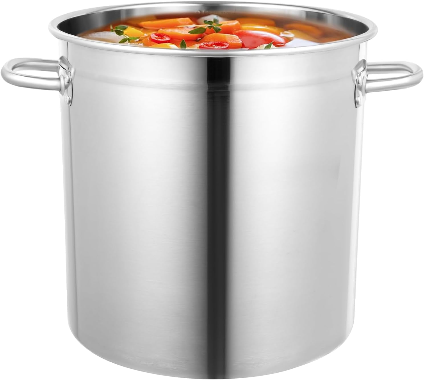 30 Quart Big Pots for Cooking Soup Pot with Lid Capacity Graduations ...