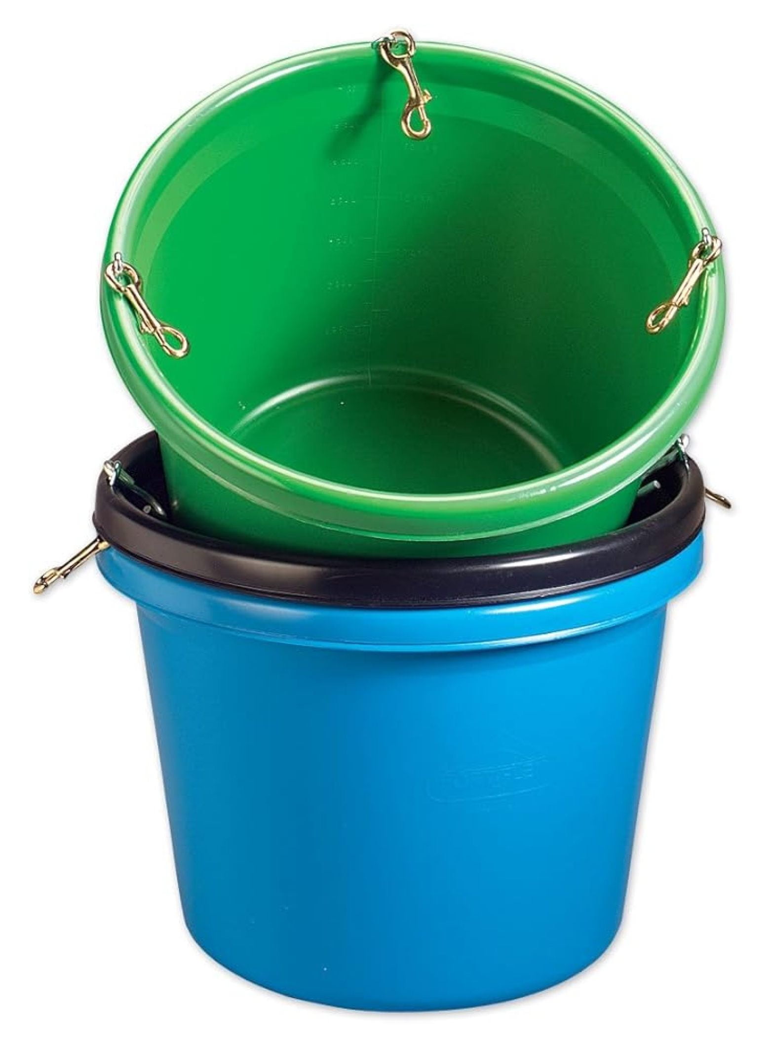 30-Quart Round Feeder - Heavy Duty Barn & House Water/Feed Bucket ...