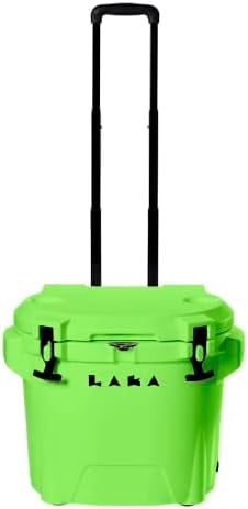 30 Quart Wheeled Hard Cooler Insulated Portable Ice Chest Box Durable ...