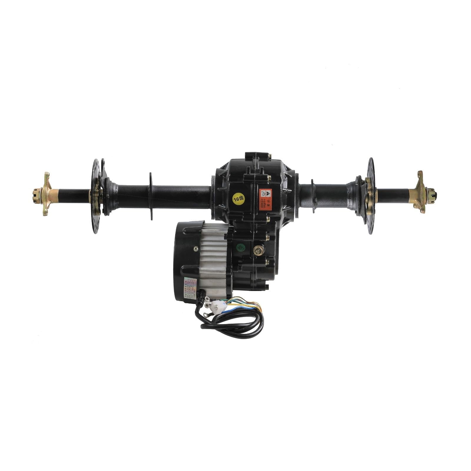 30" Rear Axle Kit with 48V 500W Brushless Motor & Differential Gearbox ...