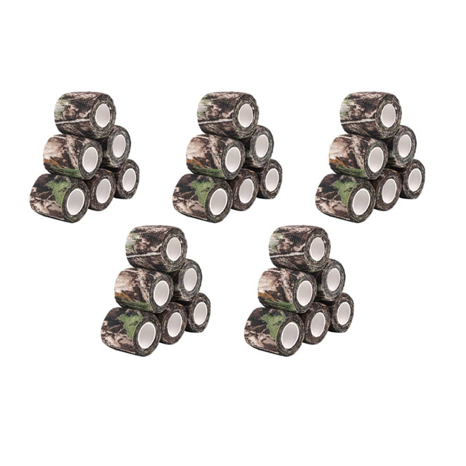 30 Roll Camouflage Tape Cling Scope Wrap Camo Stretch Bandage Self ...
