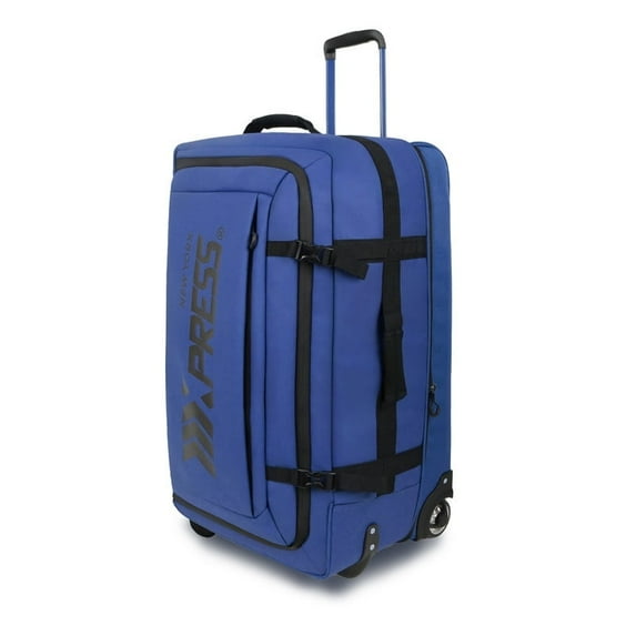 30" Large Checked Luggage Expandable Softside Suitcase with Wheels ...