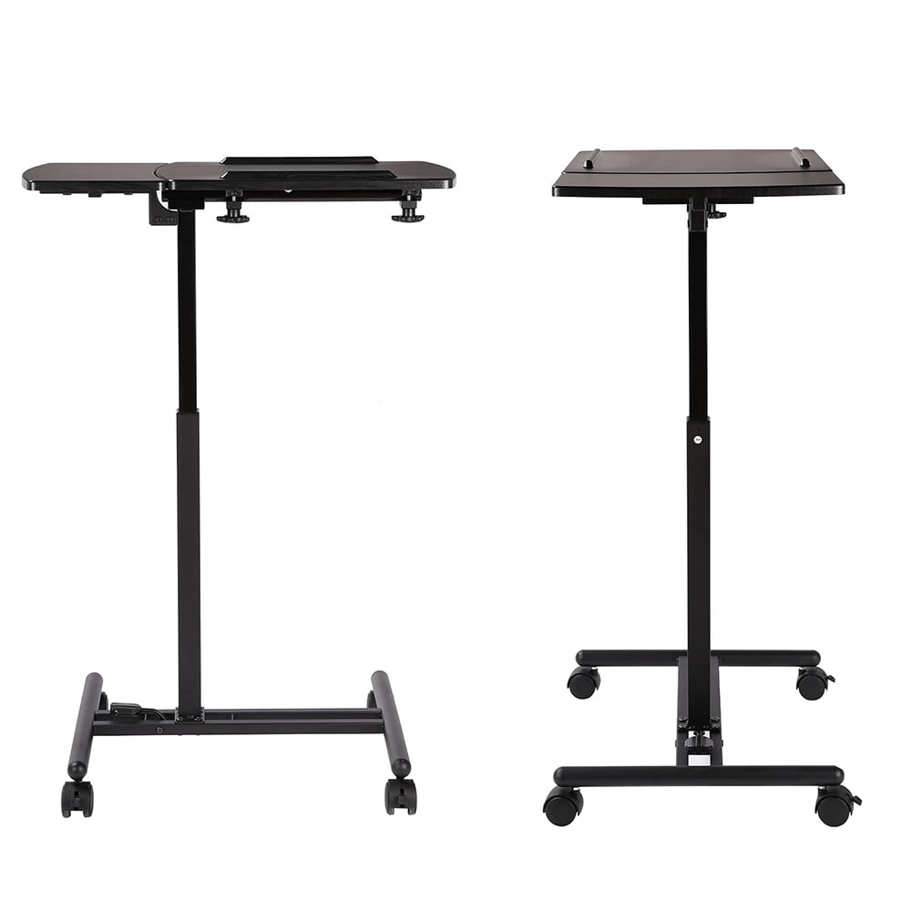 30" Rolling Standing Desk, Mobile Laptop Stand, Computer Stands with ...