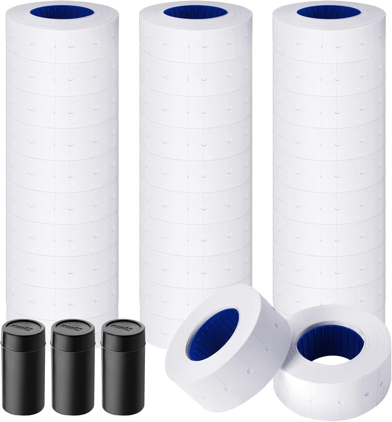 30 Rolls 15000pcs White Price Gun Labels for Mx-5500 Labeller White ...