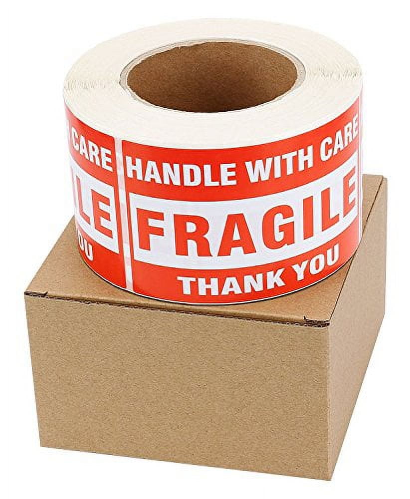 30 Rolls 3'' x 5'' Fragile - Handle with Care - Thank You Shipping ...
