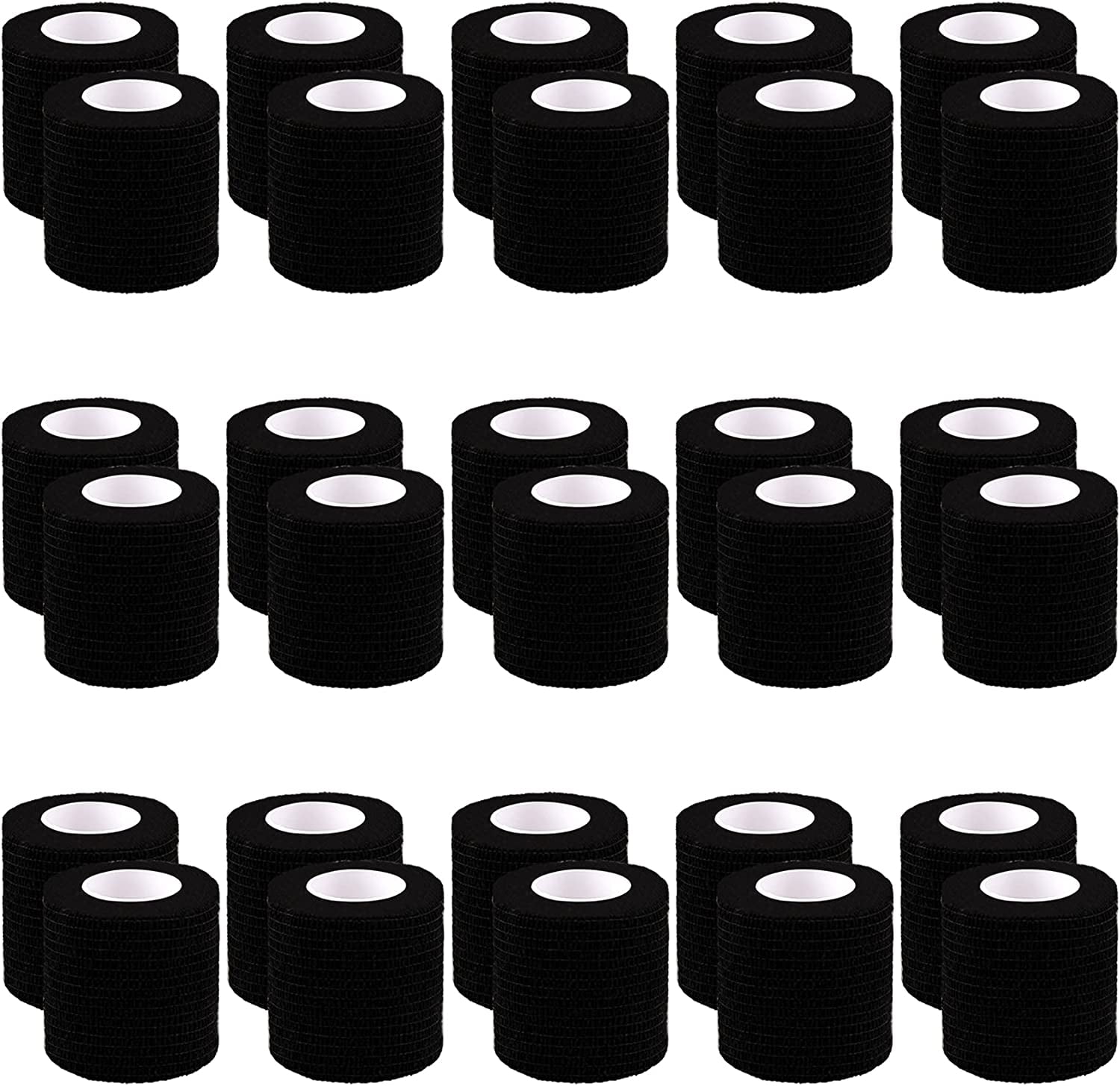 30 Rolls Self Adherent Wrap Stretch Bandages Self Adhesive Bandage Wrap ...