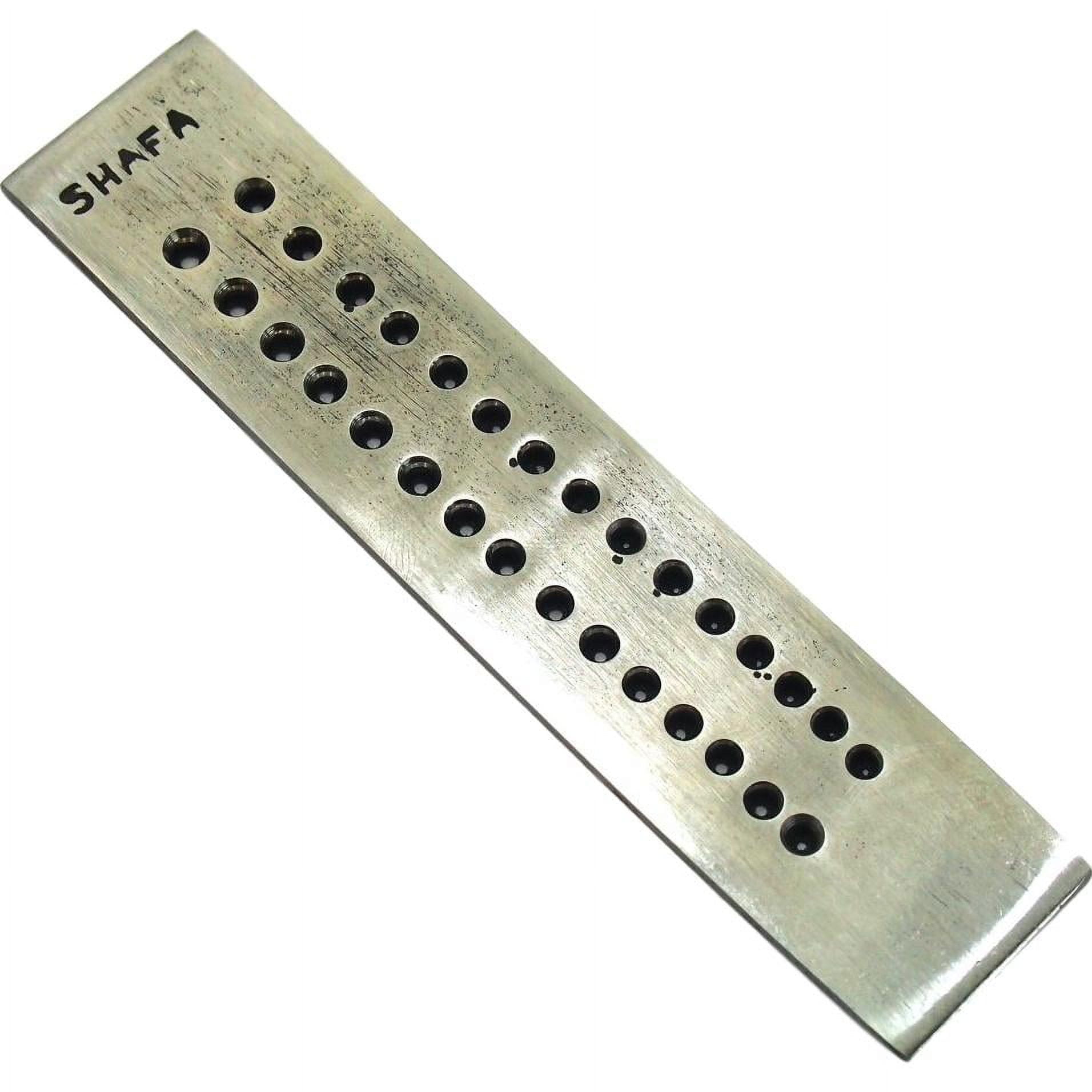 30 Round Hole Drawplate Jewelers Wire Draw Plate Tool - Walmart.com