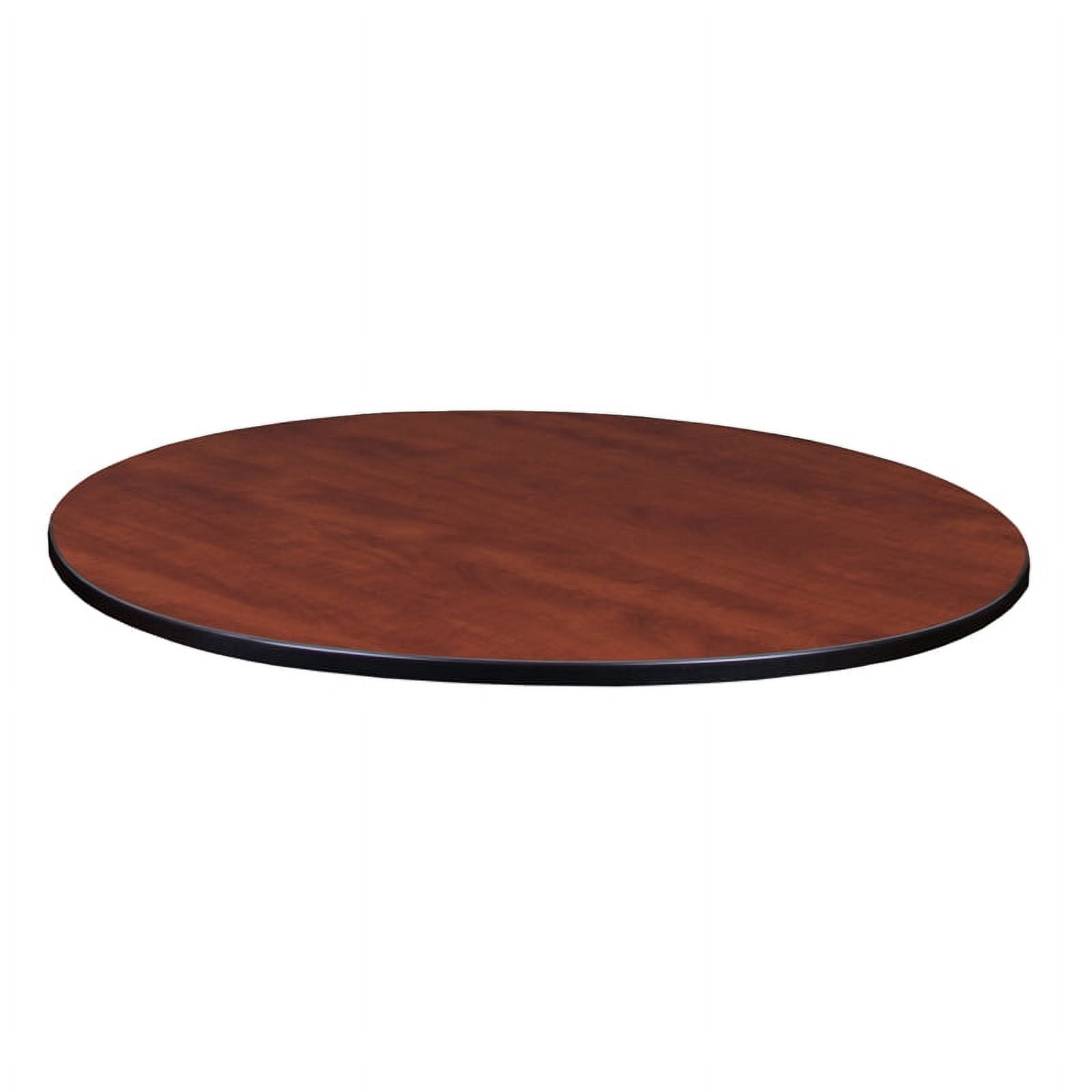 30" Round Slim Table Top- Cherry/ Maple - Walmart.com