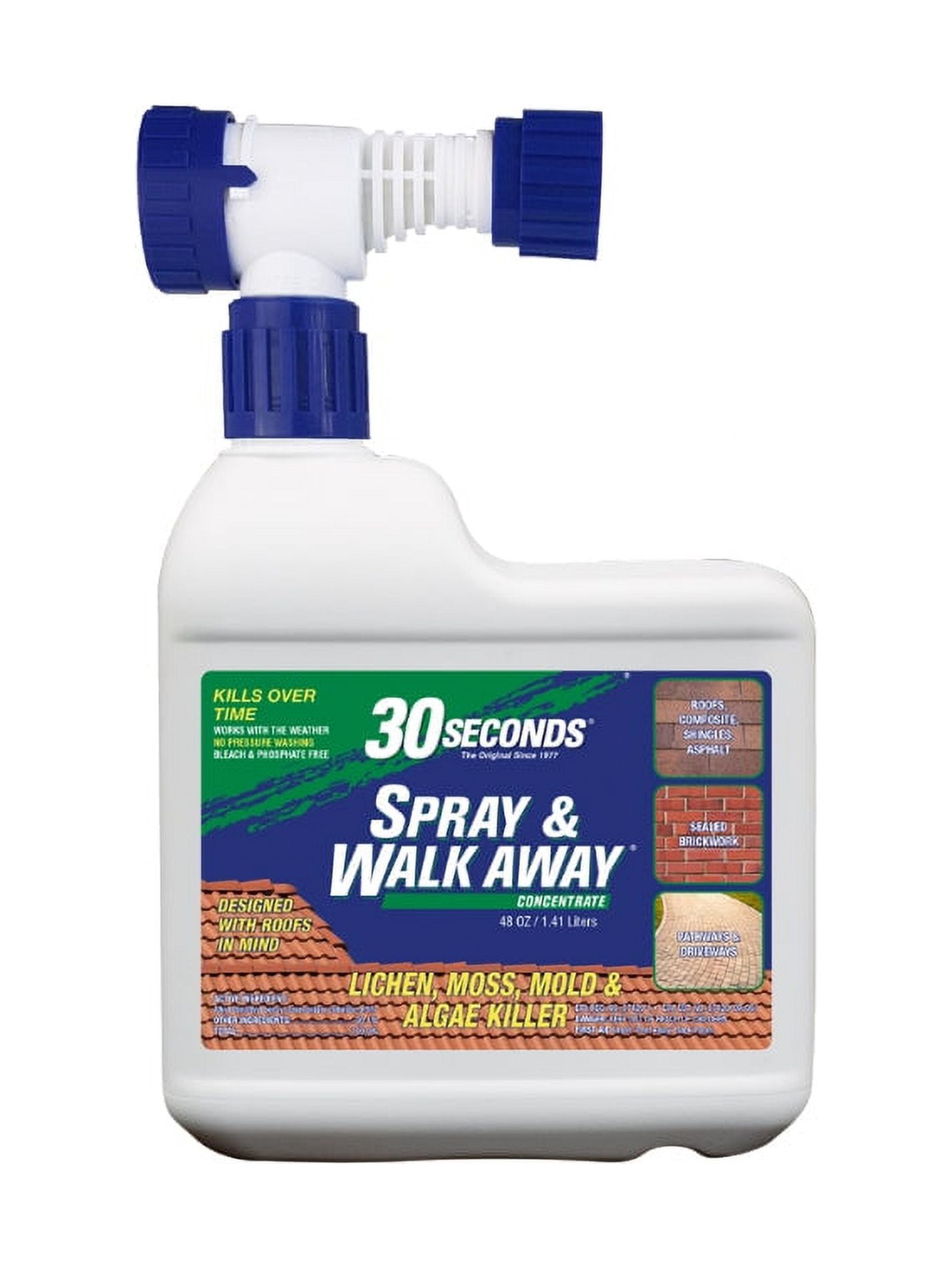 30 SECONDS 64SAWA Outdoor Exterior Cleaning Spray & Walk Away Surface ...