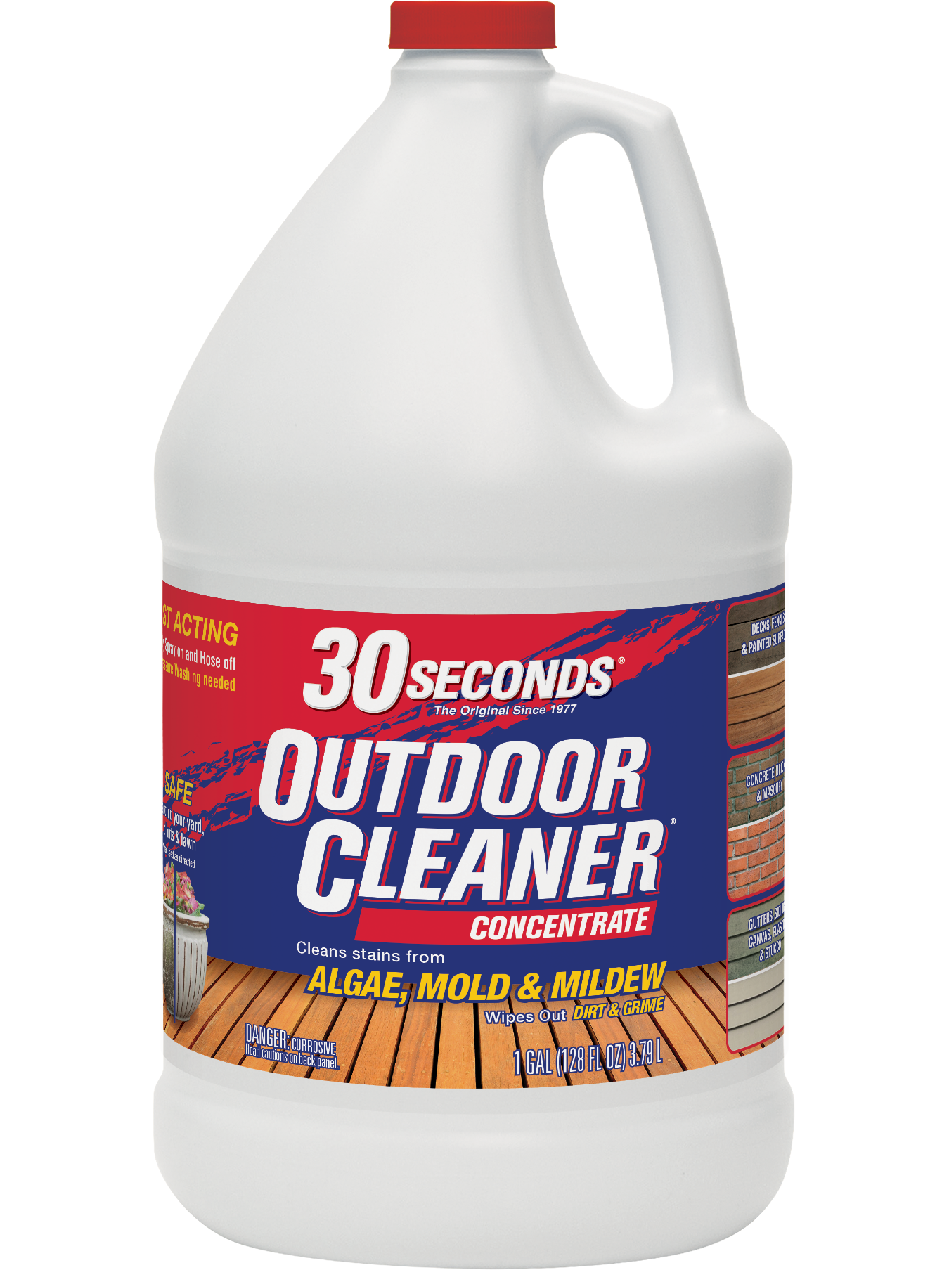 30 SECONDS Outdoor Cleaner for Stains from Algae, Mold and Mildew ...