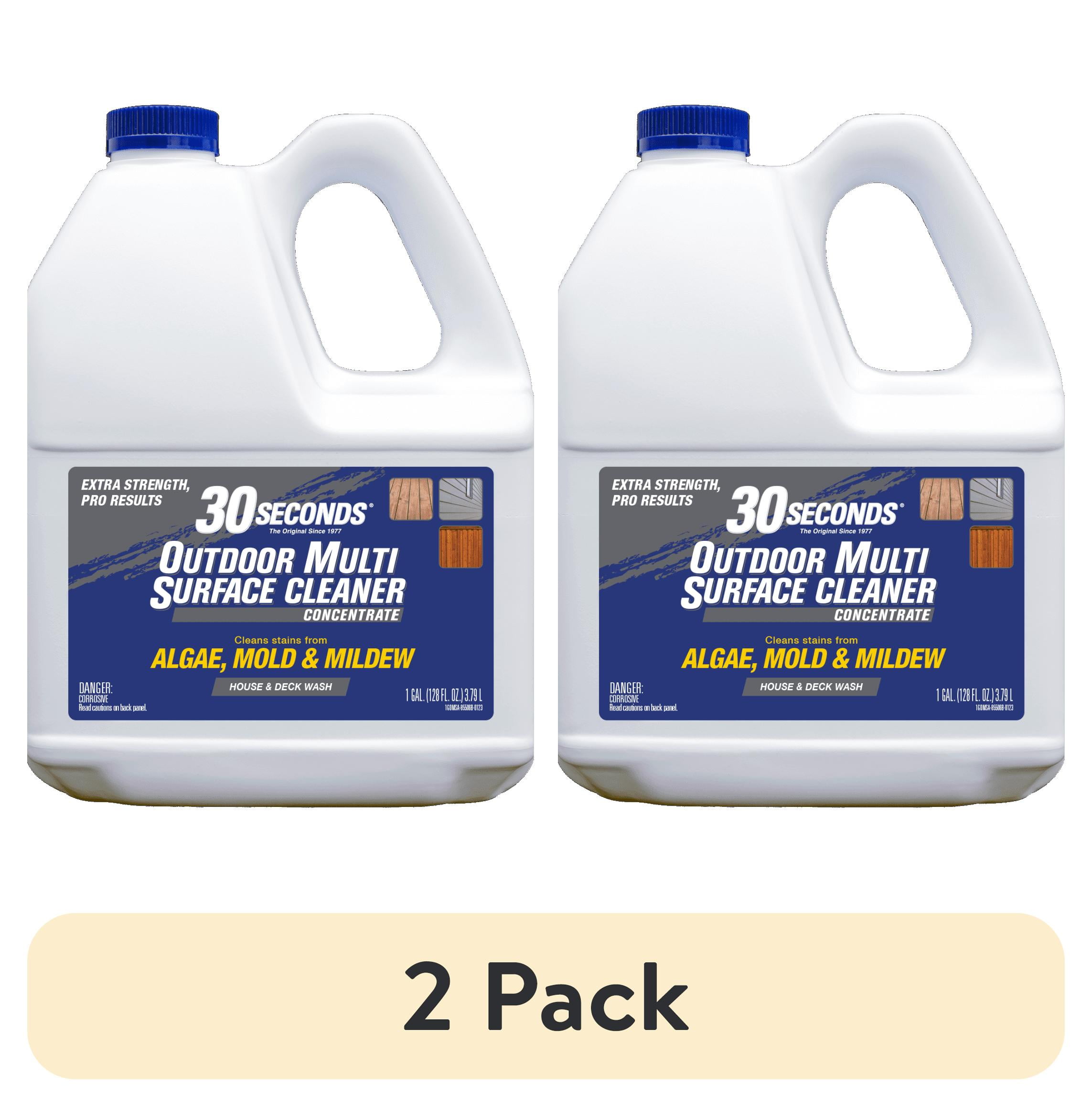 (2 pack) 30 SECONDS Outdoor Multi-Surface Cleaner Concentrate - Cleans ...