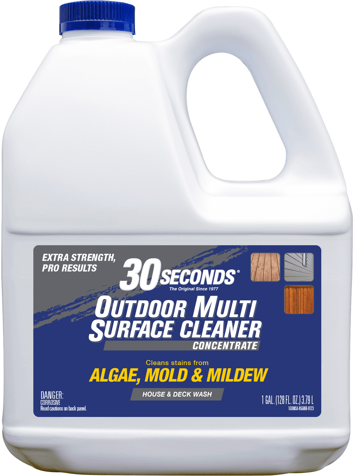 30 SECONDS Outdoor Multi-Surface Cleaner Concentrate - Cleans Stains ...
