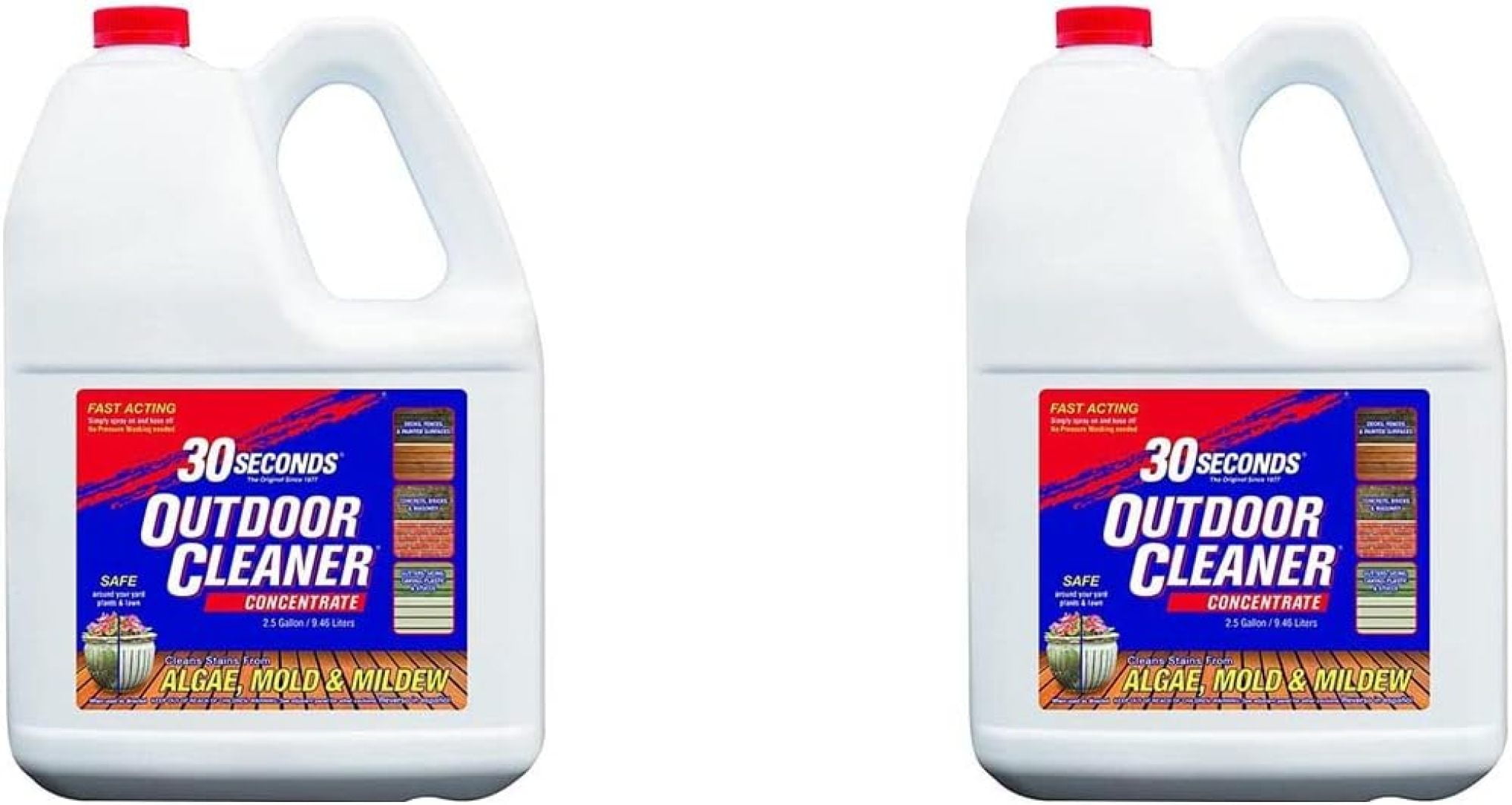 30 Seconds 2.5G30S Biodegradable Concentrated Outdoor Cleaner, 2.5 gal ...