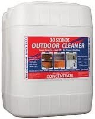 30 Seconds Outdoor Cleaner 1000 Sq. Ft. Concentrate 5 Gal - Walmart.com