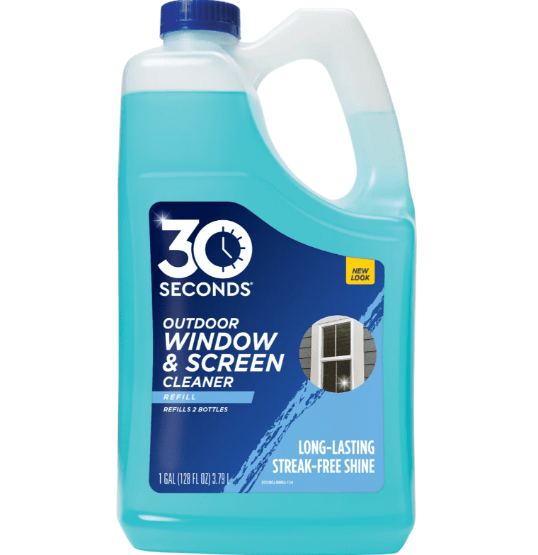 30 Seconds Window & Screen Cleaner Outdoor Long-lasting streak-free ...