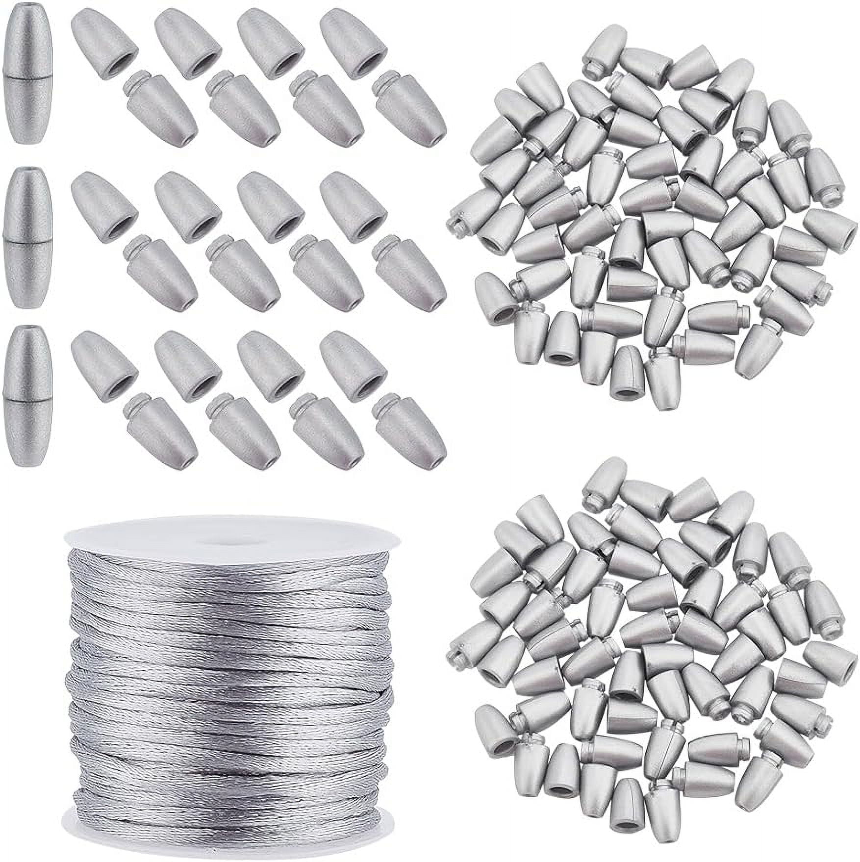 30 Set Breakaway Clasp for Lanyard Gray 24mm Plastic Barrel Connectors ...