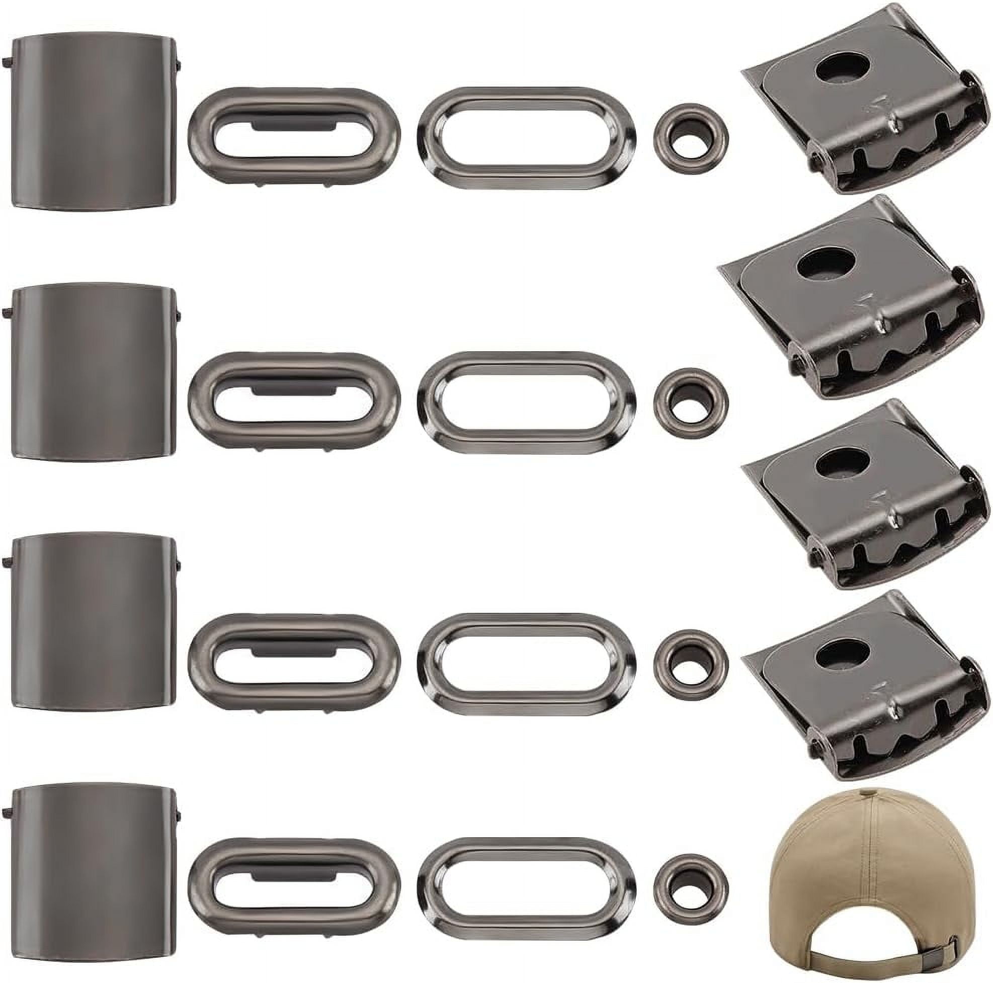 30 Set Stainless Steel Cap Buckle Adjustable Baseball Cap Buckle with ...