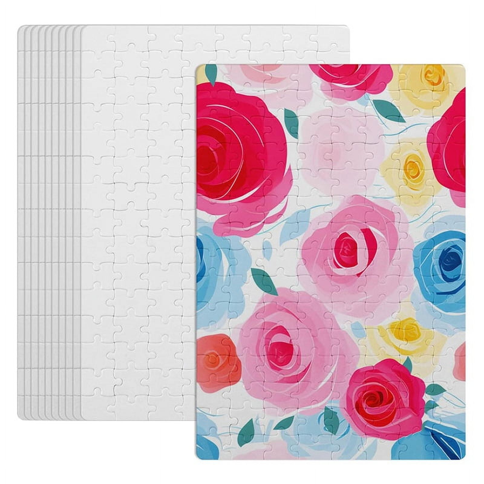 30 Sets Blank Sublimation A4 Jigsaw Puzzles,DIY Heat Transfer Jigsaw ...