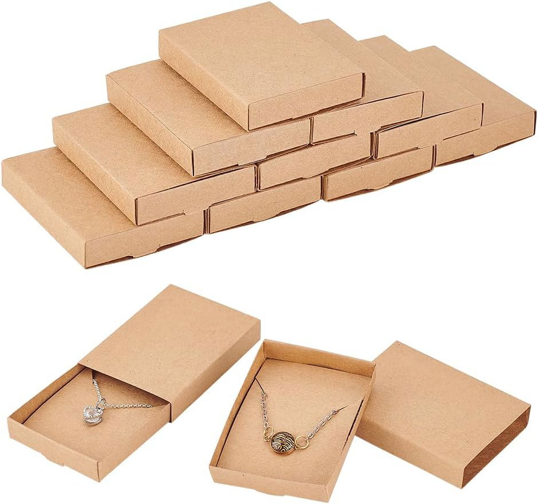30 Sets Folding Cardborad Paper Drawer Boxes 2.9x2.1x0.5inch Rectangle ...