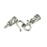 30 Sets Hook End Caps Leather Cord Jewelry Making Hook Clasps - Walmart.com