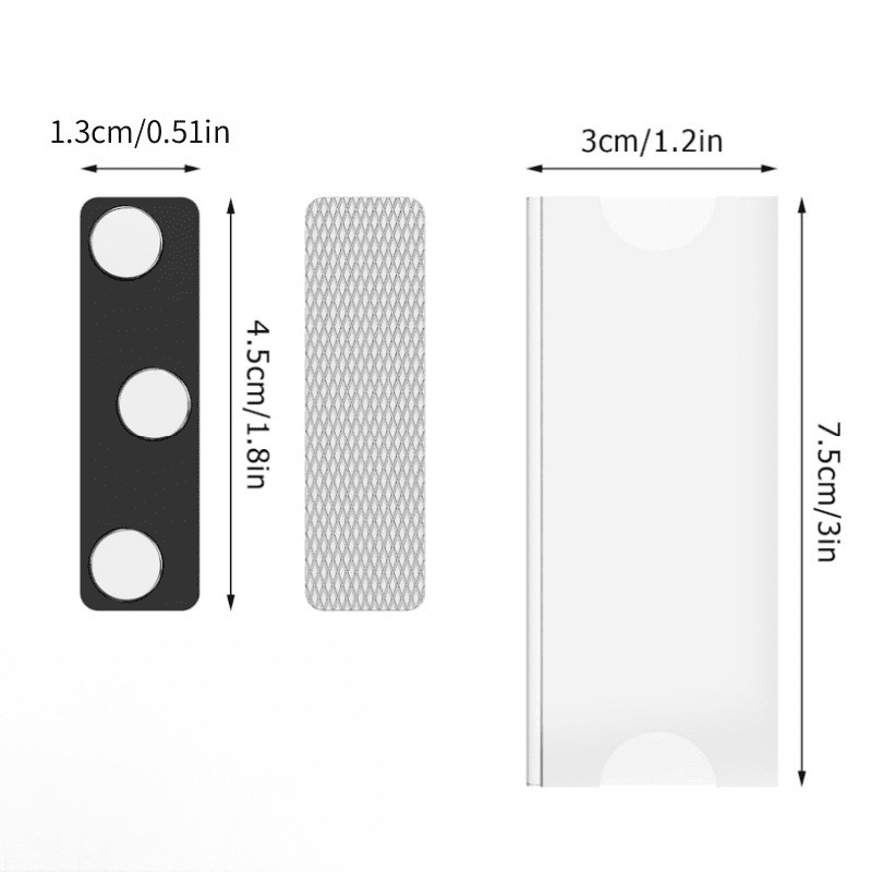 30 Sets Metal-Gripping Name Tags Kit, Clear Acrylic Name Holder with ...