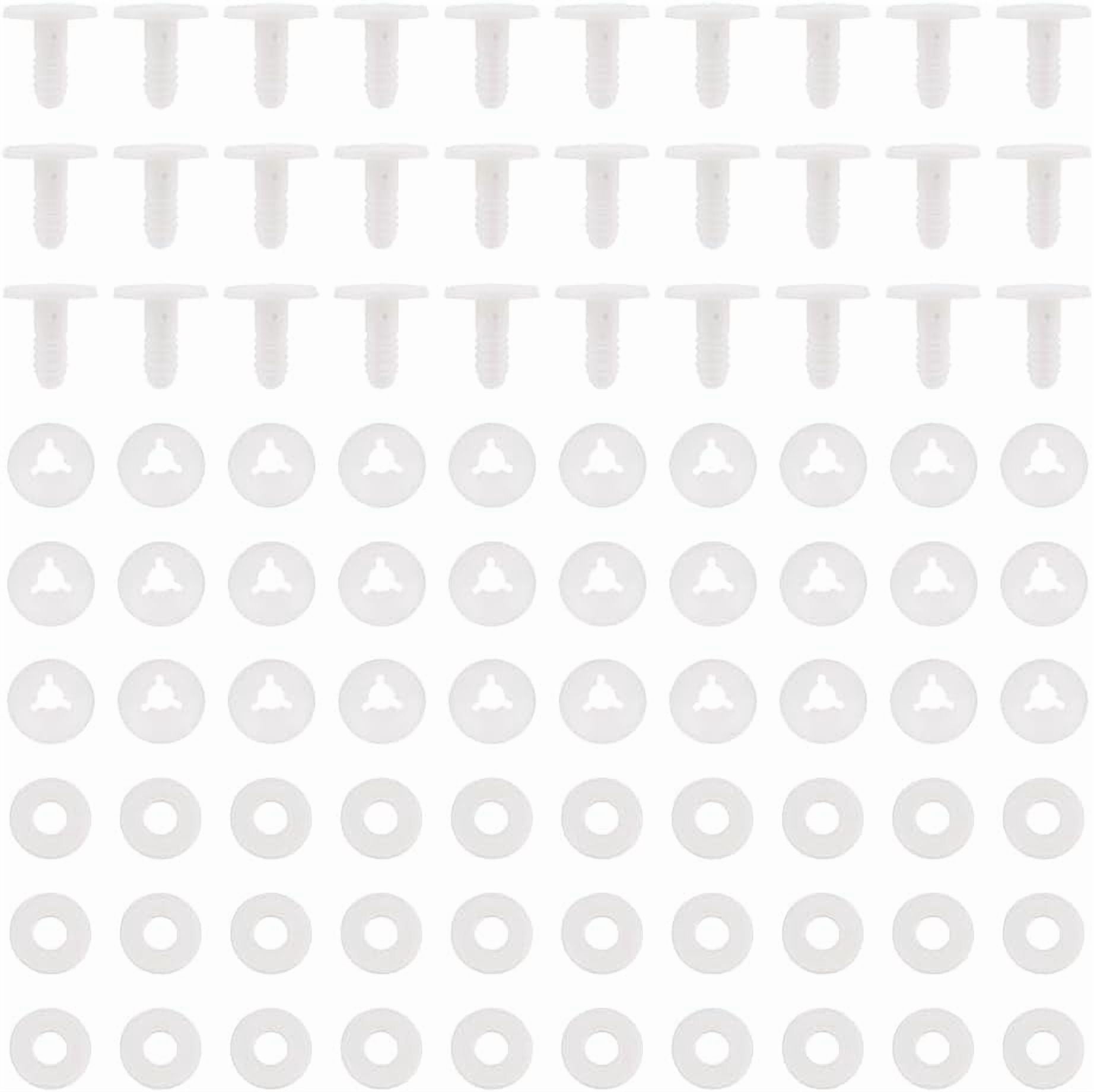 30 Sets Plastic Joints 3.3x2.9cm/1.3x1.14 Inch Plastic Animal Joints ...