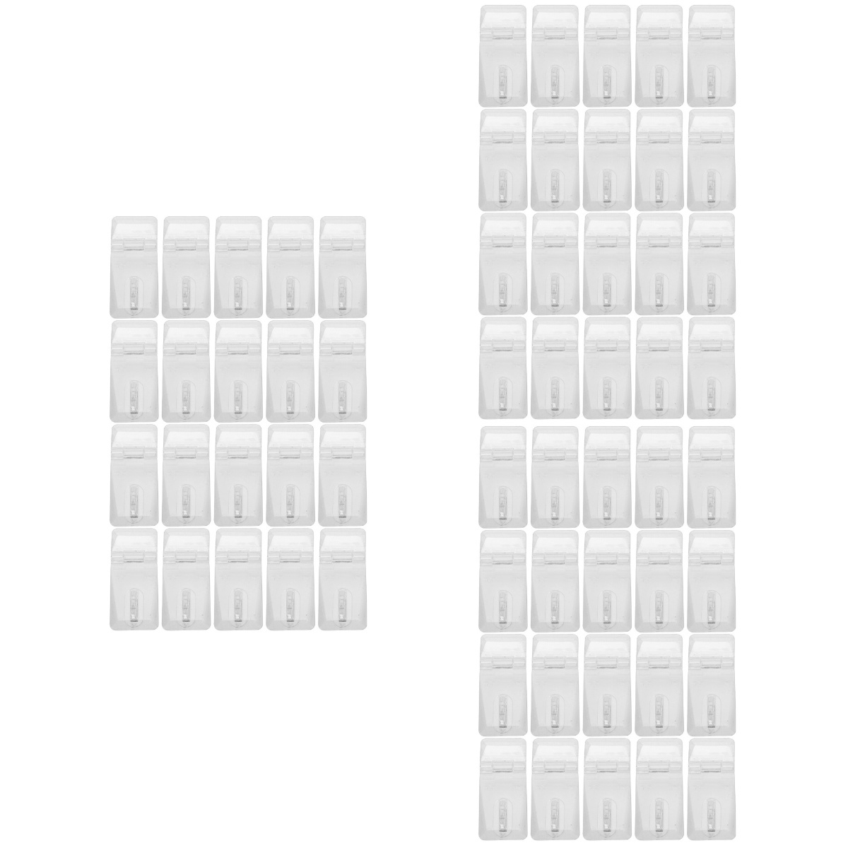 30 Sets Transparent Lock Door Locks Padlock Latch Gate Lock Cabinet ...