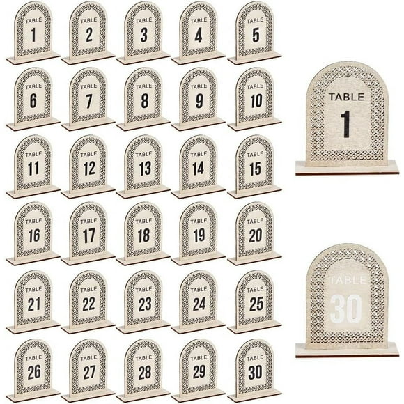 Rattan Table Numbers