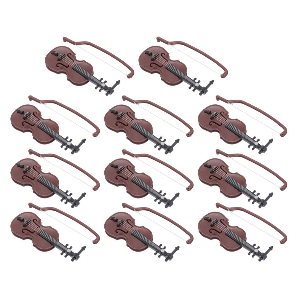 30 Sets of Delicate Mini Violin Adornments Retro Violin Ornaments ...