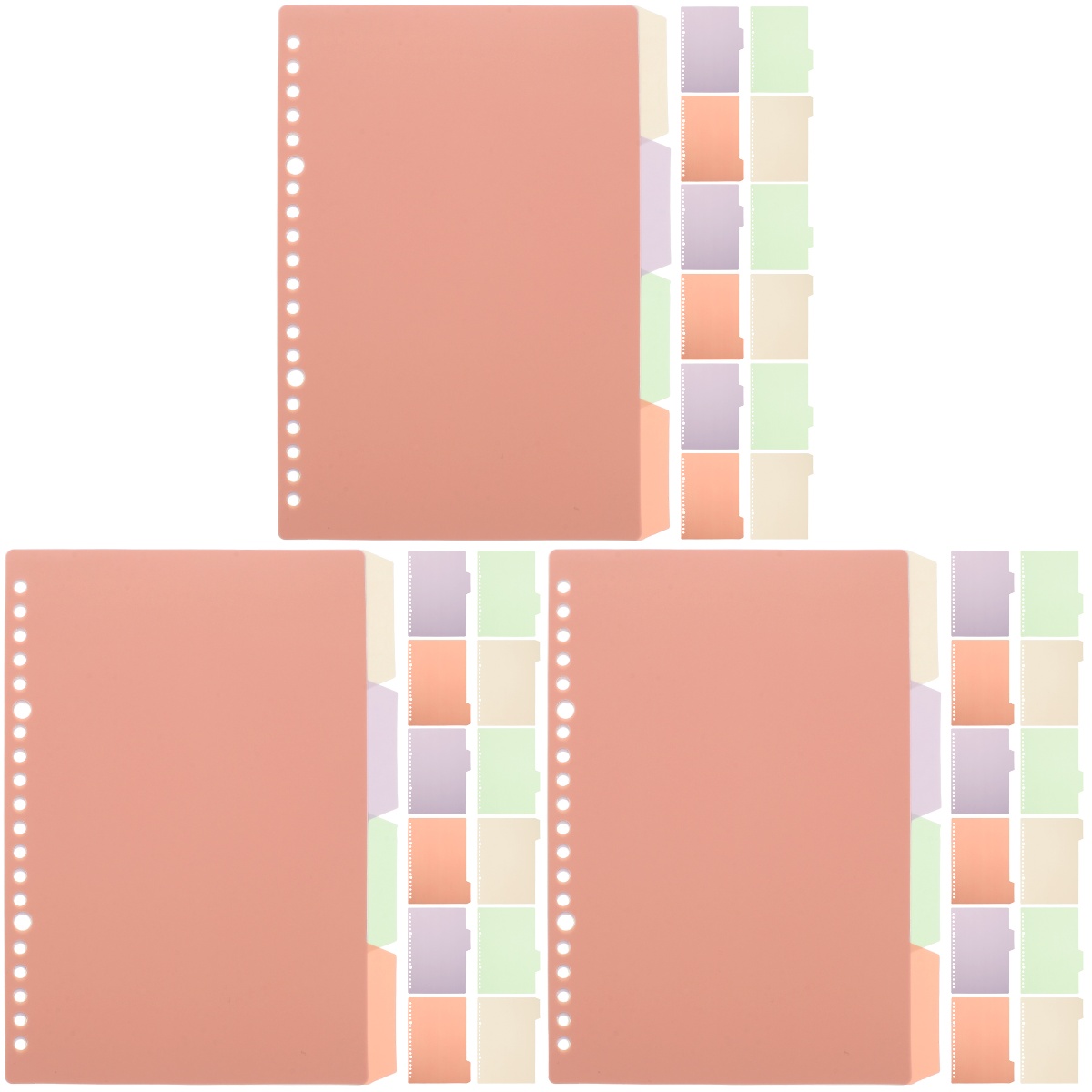 CIMAXIC 30 Sets Assorted Color File Dividers Indexing Tabs for ...