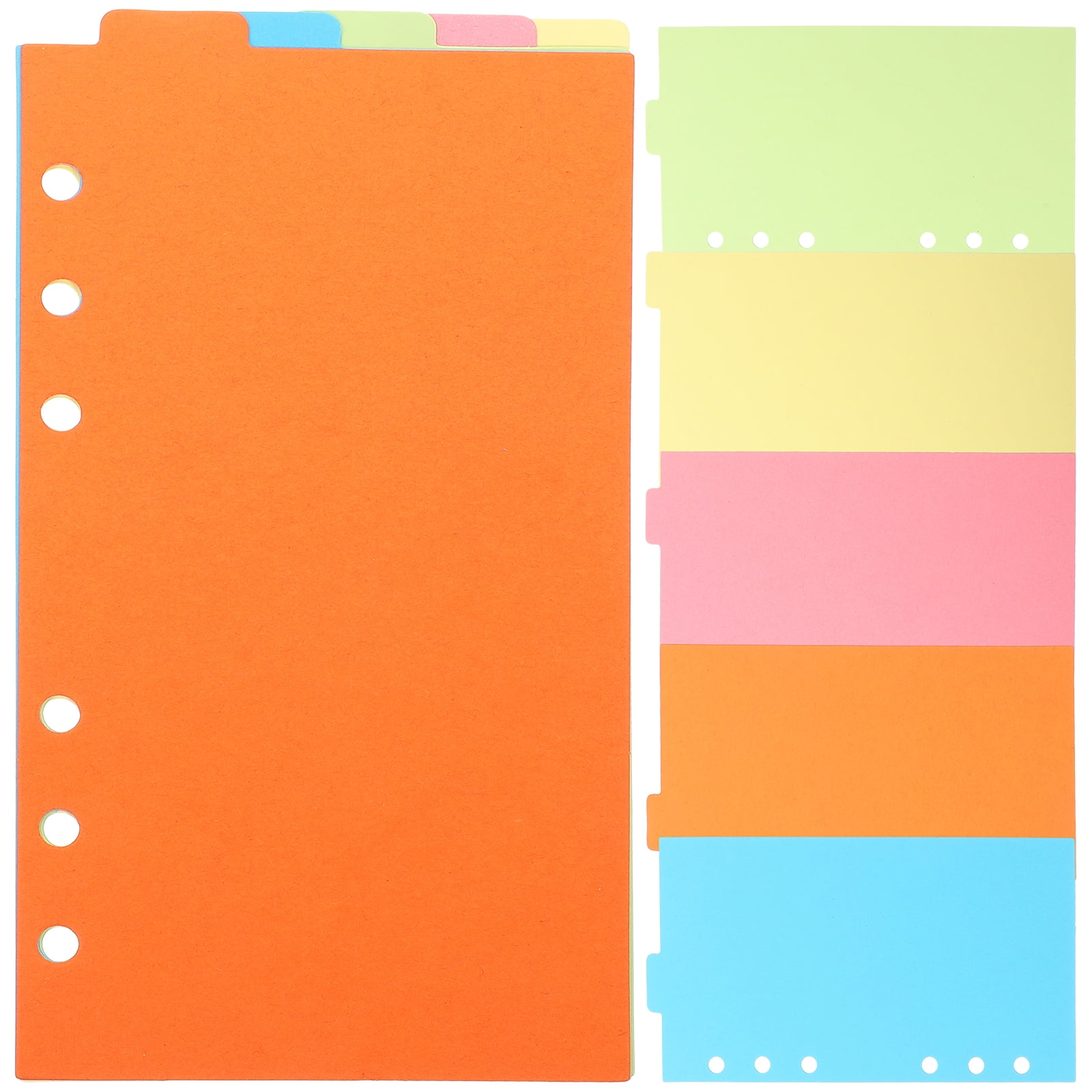 Eease 30 Sets of Refill Paper Colorful Binder Dividers Organizer Paper ...