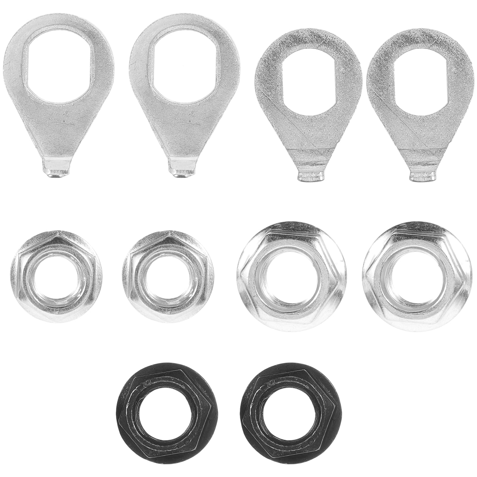 30 Sets of Wheel Washers Kit Hanger Axle Nuts Fastening Flange Nuts ...